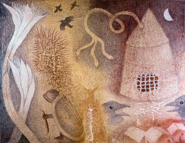 Defense Magic - Surreal Landscape Painting - SOLD – Harold Roth, Artist
